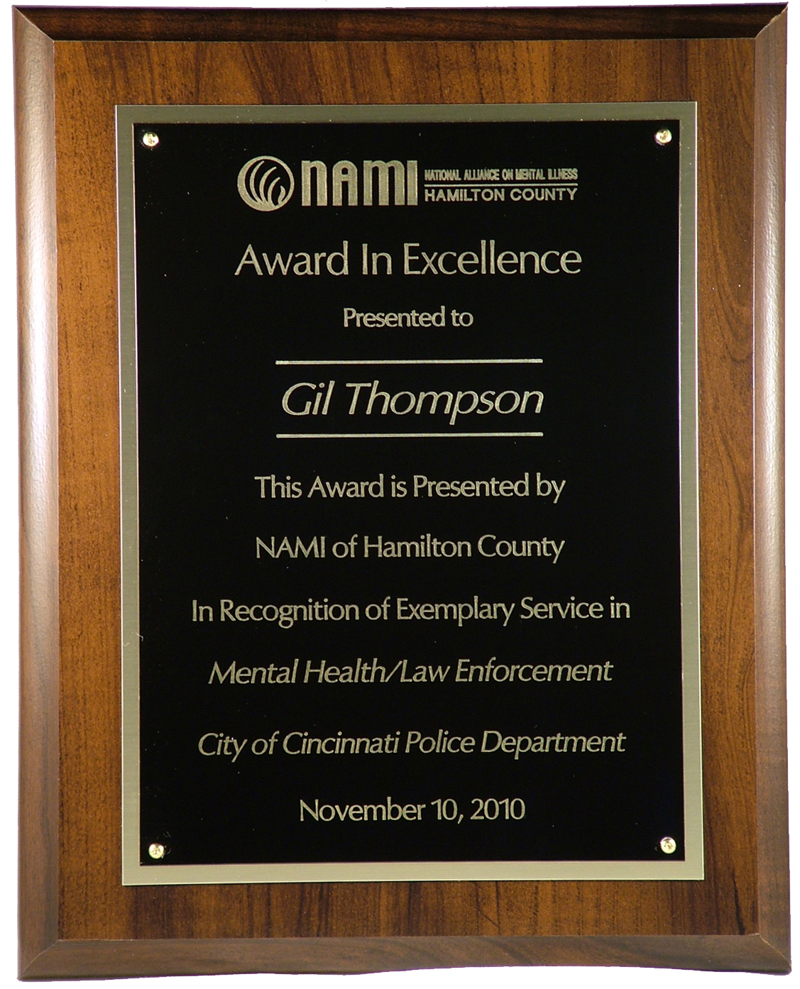 Classic Series Plaque | Cincinnati Recognition Awards